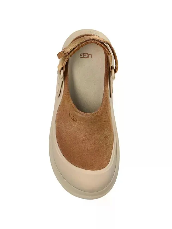 UGG Goldenglow Suede Clogs - Brown