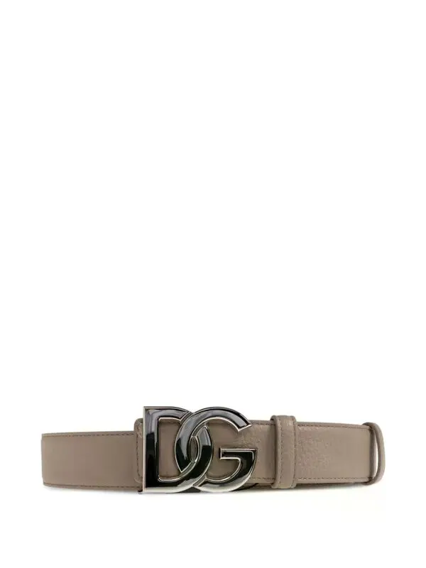 Dolce & Gabbana Dg-logo Leather Belt