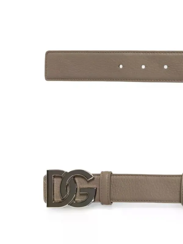 Dolce & Gabbana Dg-logo Leather Belt