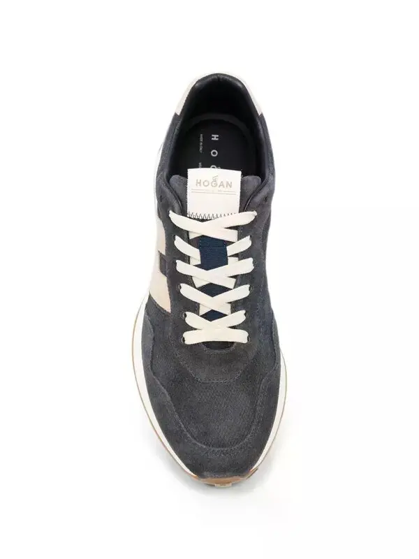 Hogan Logo-patch Panelled Sneakers