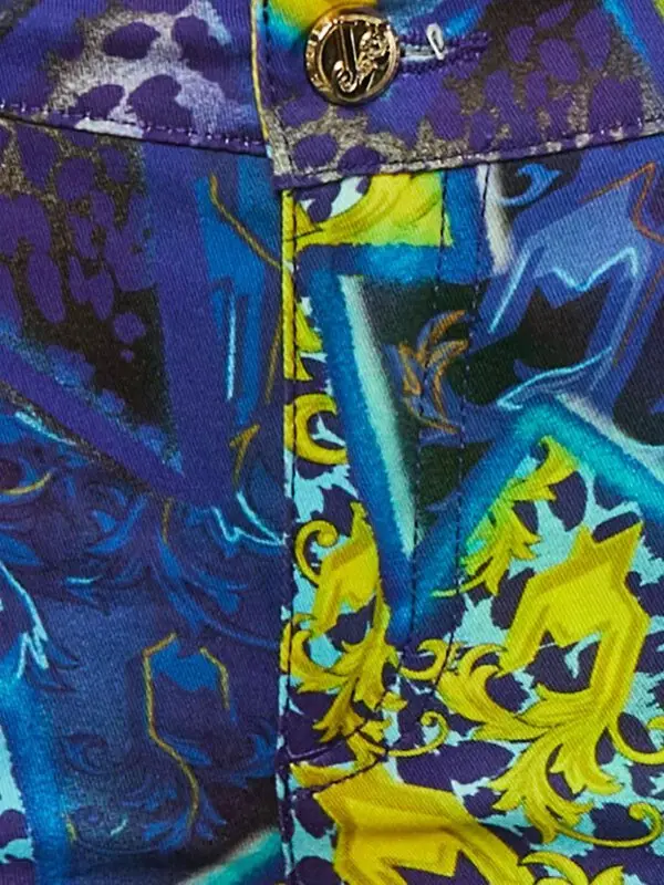 Versace Printed Skinny-fit Jeans