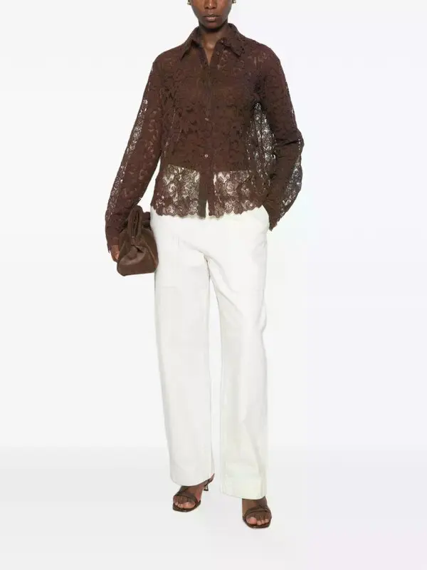 Ermanno Scervino Lace Overlay Shirt