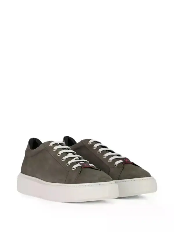 Isaia Lace-up Suede Sneakers