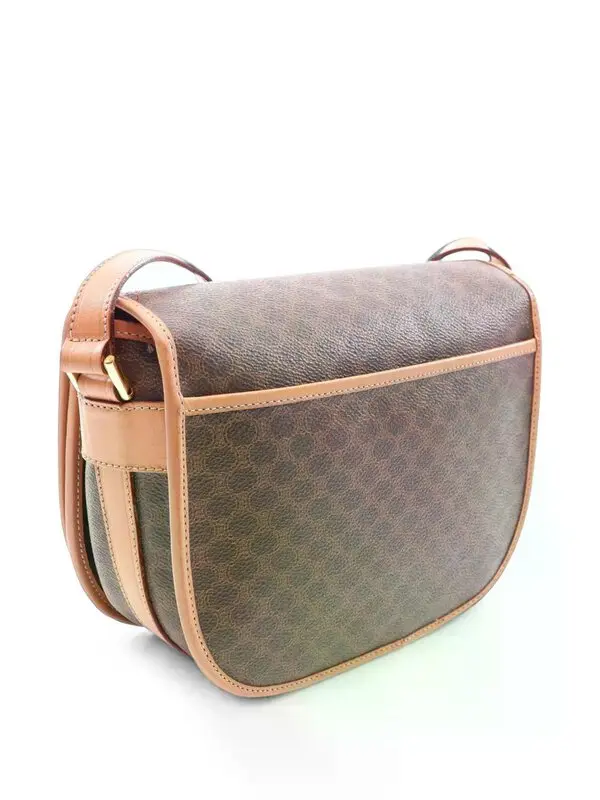 Celine 2014 Macadam Coated Canvas Crossbody Bag