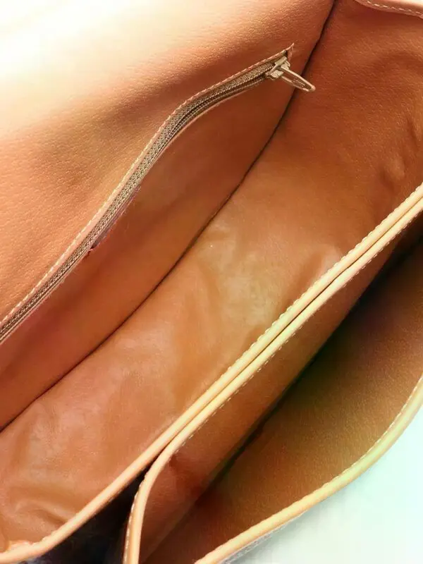 Celine 2014 Macadam Coated Canvas Crossbody Bag