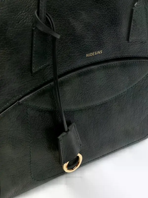 HIDESINS Grainy Leather Shopper Tote Bag