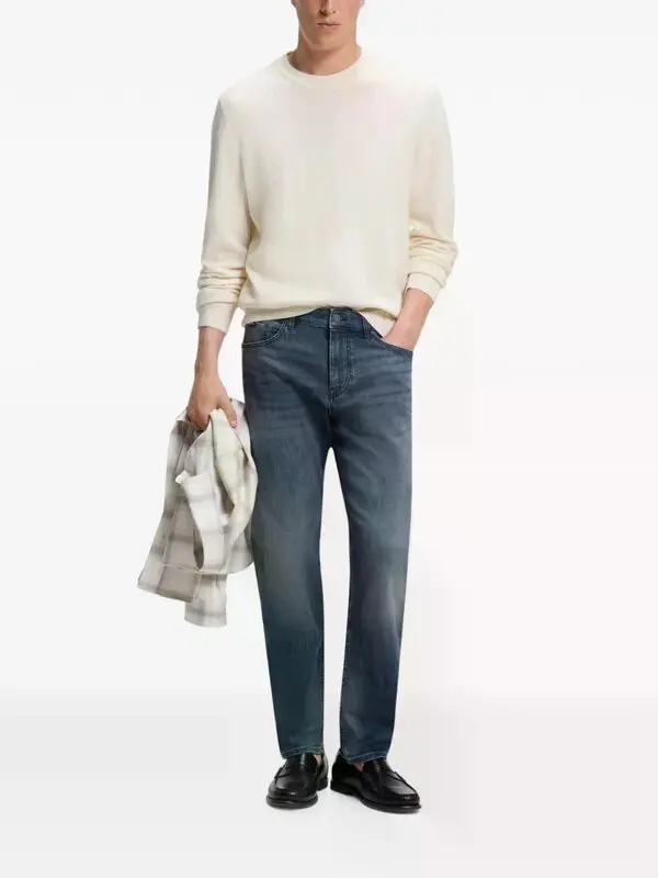 BOSS Regular-fit Stretch Denim Jeans