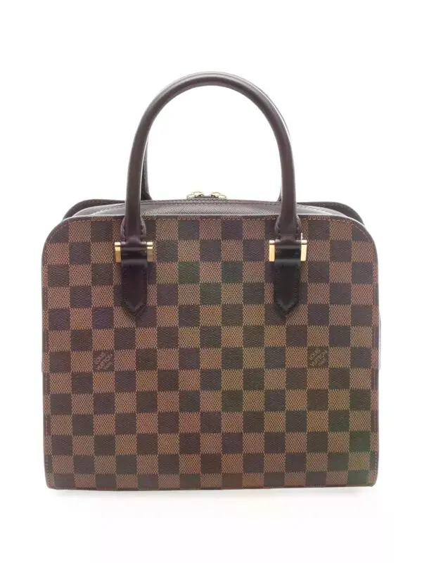 LOUIS VUITTON 2000 Damier Ebene Triana Handbag