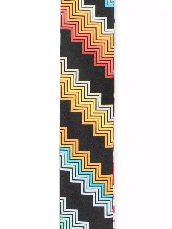 Missoni Zigzag-print Skinny Scarf