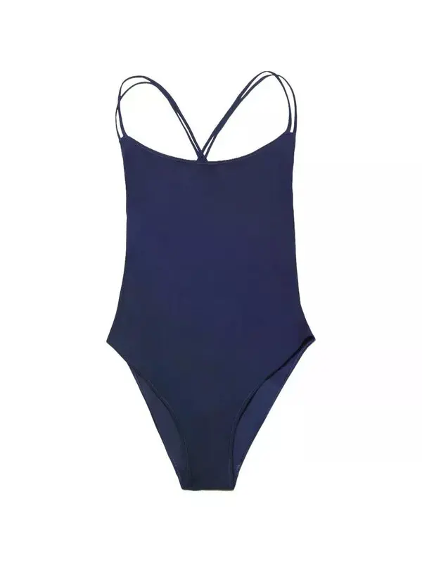 LIDO Novantanove Cross-strap Swimsuit - Blue