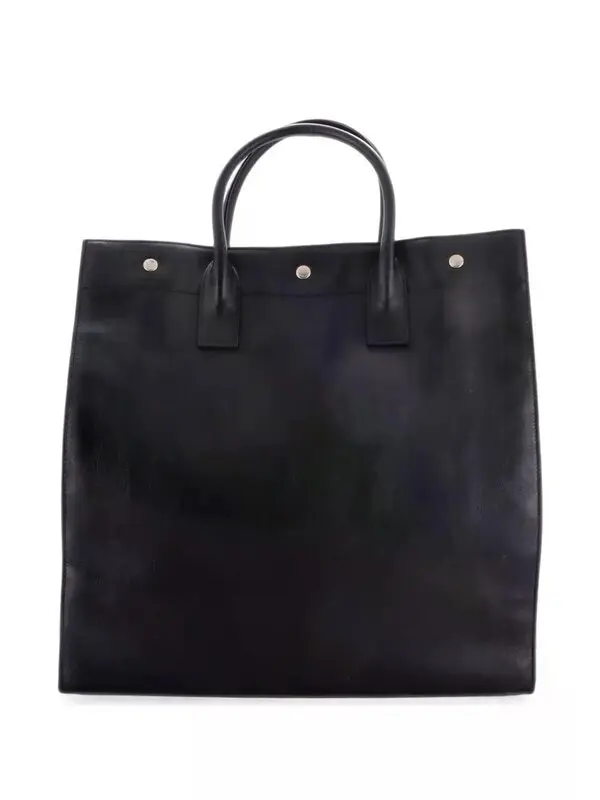 Saint Laurent Rive Gauche Shopper Leather Tall Tote Bag