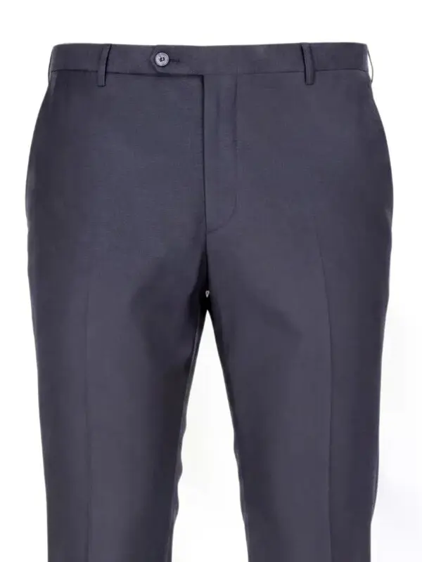 Isaia Pressed-crease Tailored Trousers