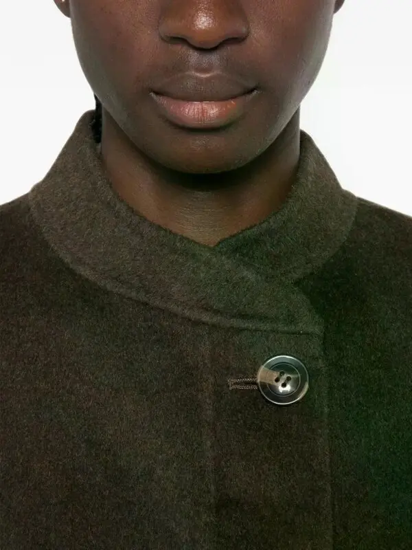 Soeur Windsor High-neck Jacket - Green