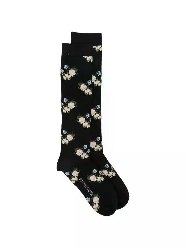 Stine Goya Floral-intarsia Socks
