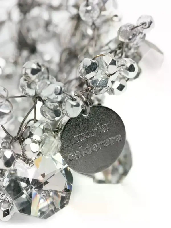 MARIA CALDERARA Crystal-embellished Wire-link Bracelet