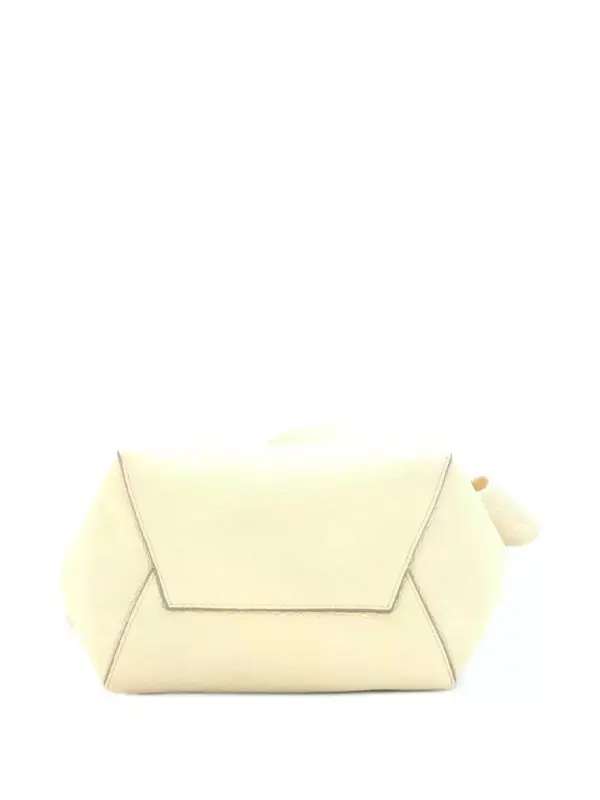 Celine Sangle Seau Goatskin Bucket Bag - Yellow