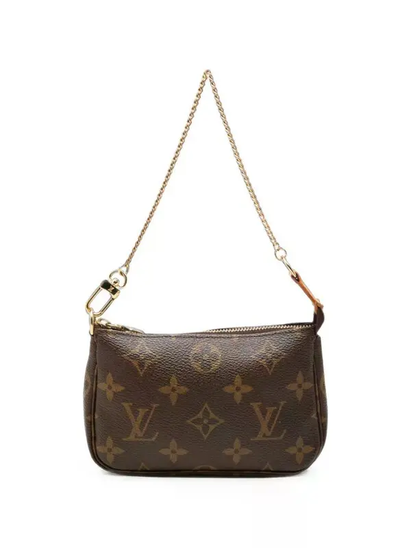 LOUIS VUITTON 2004 Monogram Mini Pochette Accessoires Handbag
