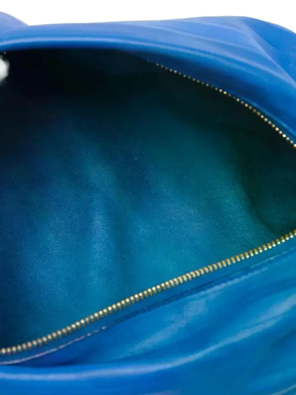 Loewe 2022 Pleated Nappa Bracelet Pouch Shoulder Bag