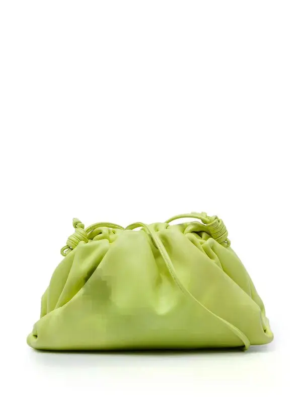 Bottega Veneta 2012-2026 Lambskin The Mini Pouch Crossbody Bag - Green