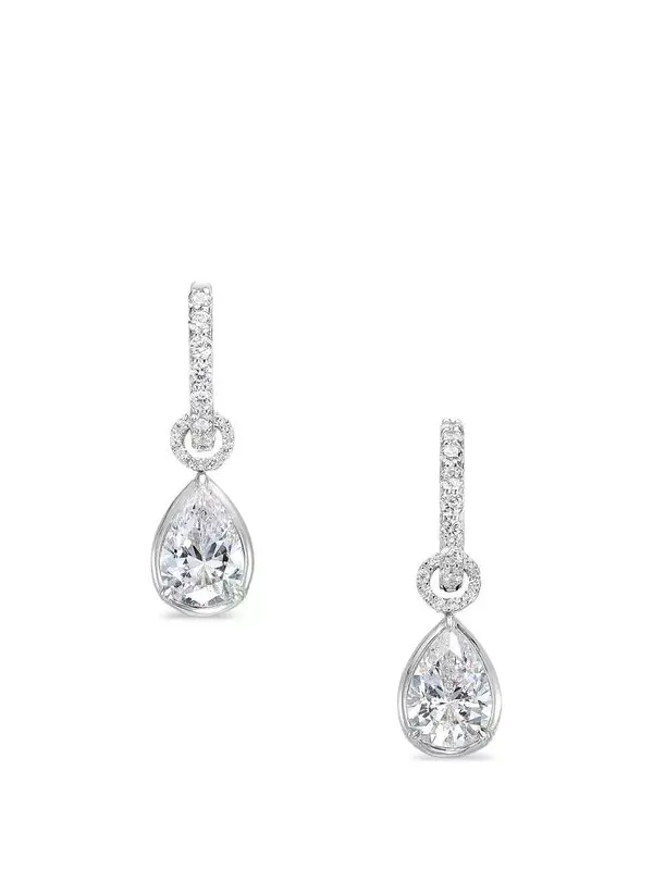 ANABELA CHAN Diamond Pendant Hoop Earrings