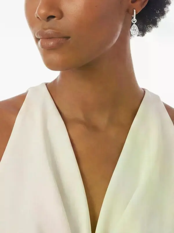 ANABELA CHAN Diamond Pendant Hoop Earrings