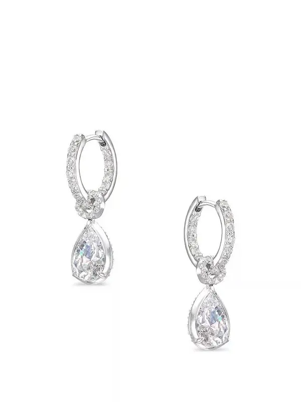 ANABELA CHAN Diamond Pendant Hoop Earrings