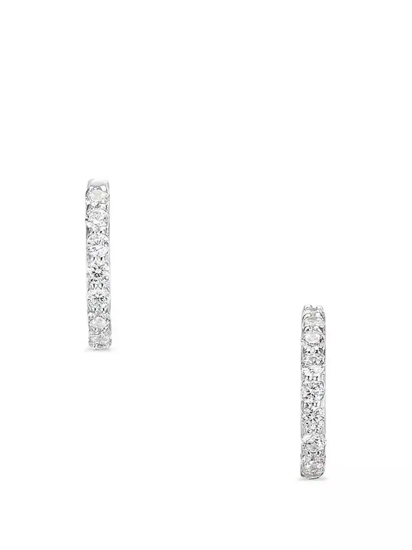ANABELA CHAN Diamond Pendant Hoop Earrings