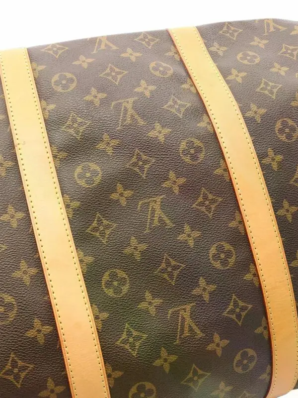 LOUIS VUITTON Monogram Keepall Bandoulière 60 Travel Bag