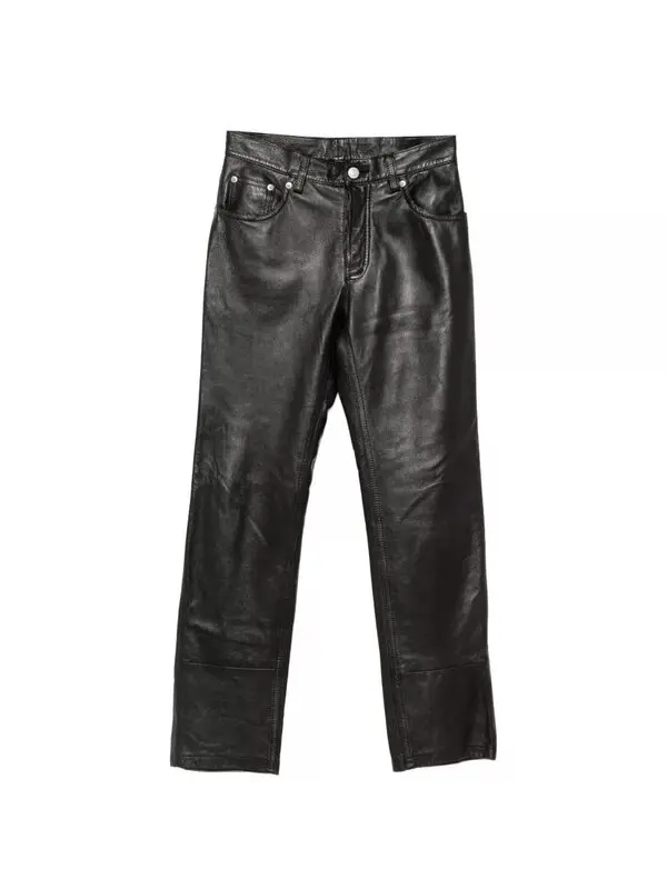 Helmut Lang 2000s Leather Trousers