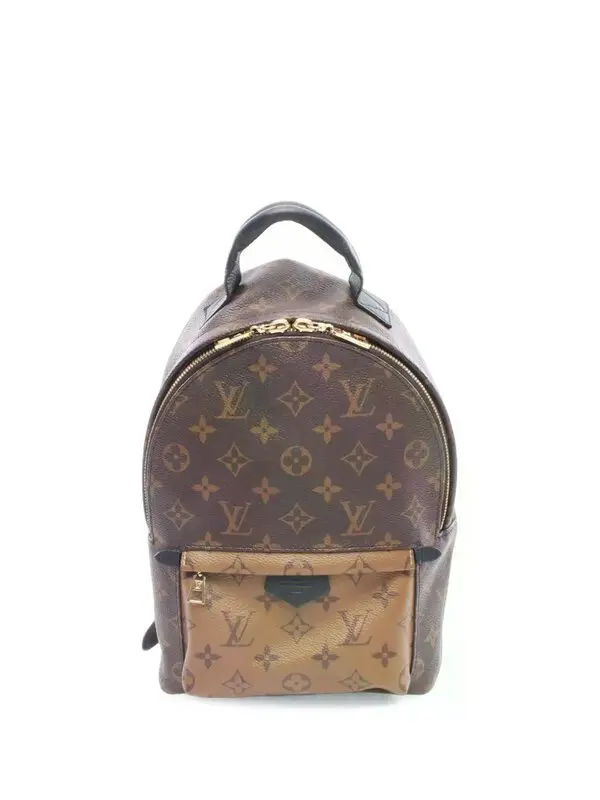 LOUIS VUITTON 2019 Monogram Reverse Palm Springs Pm Backpack