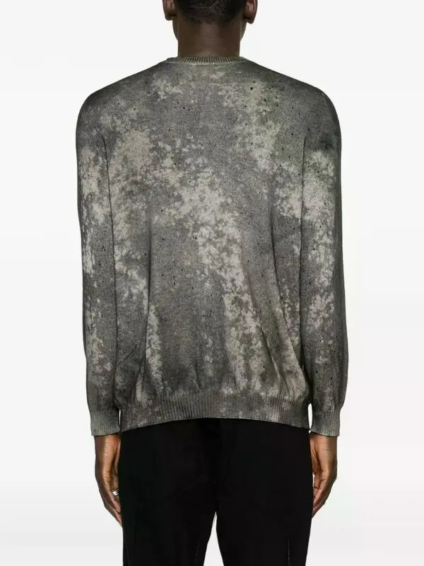Avant Toi Acid-wash Fine-knit