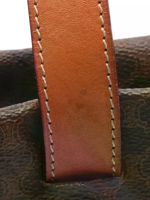 Celine 2012 Macadam Coated Canvas Handbag