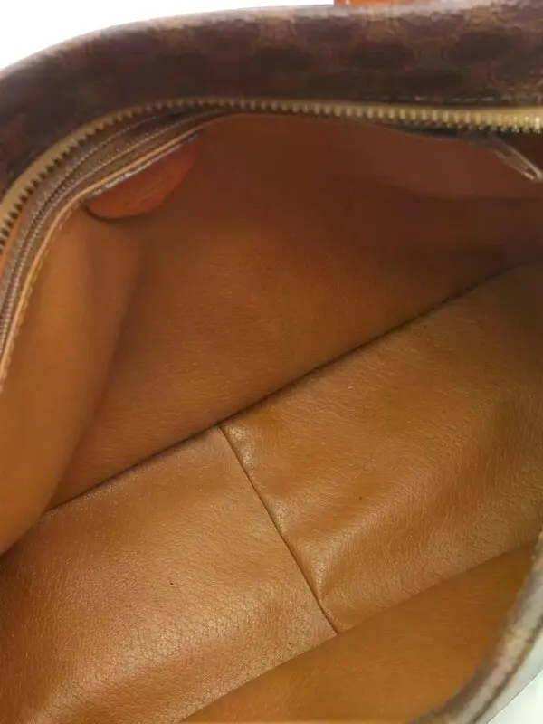 Celine 2012 Macadam Coated Canvas Handbag