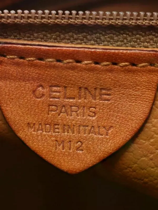 Celine 2012 Macadam Coated Canvas Handbag