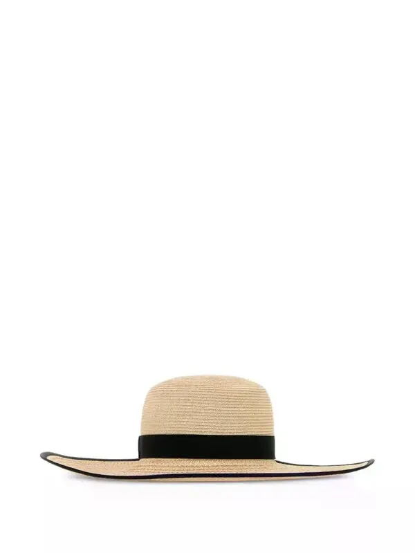 Agnona Hemp Ribbon Hat