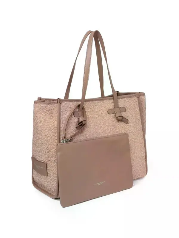 GIANNI CHIARINI Marcella Bouclé-effect Tote Bag