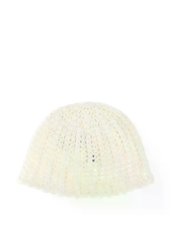 THE GARMENT Andalusia Crochet Beanie Hat - Neutrals