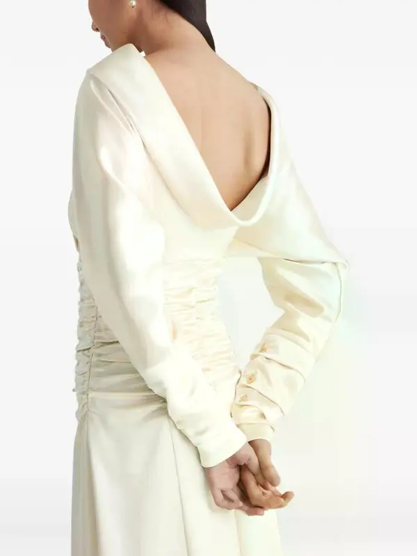 VIOLANTE NESSI Ruched Gown