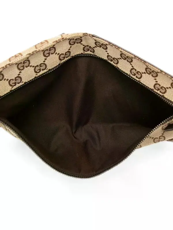 Gucci 2000-2015 Gg Canvas Double Pocket Belt Bag