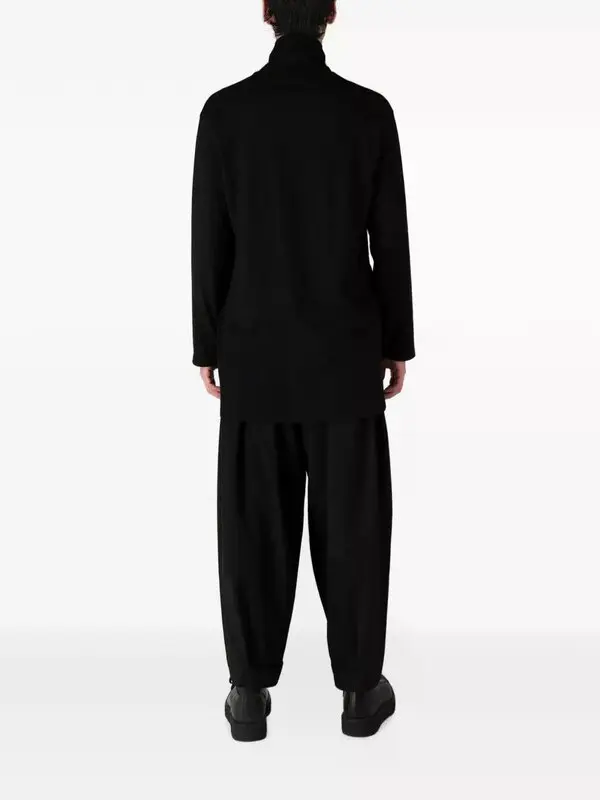 Yohji Yamamoto Graphic-print Turtleneck T-shirt