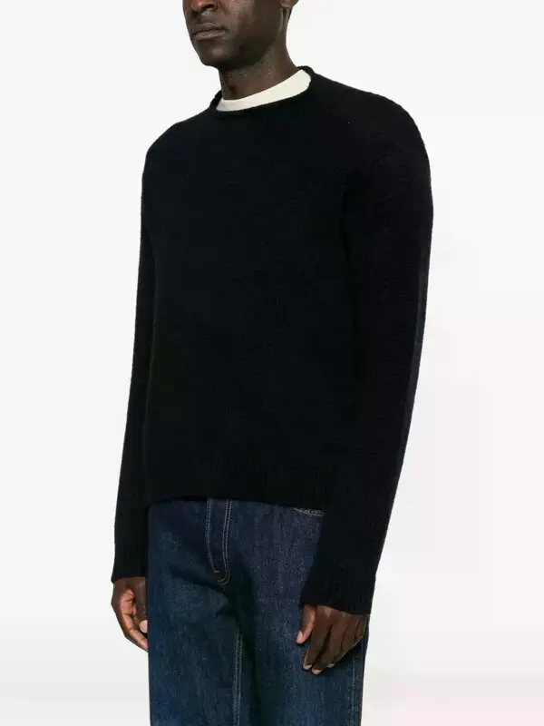 THE ROW Markhim Ribbed-knit Crew-neck Sweater