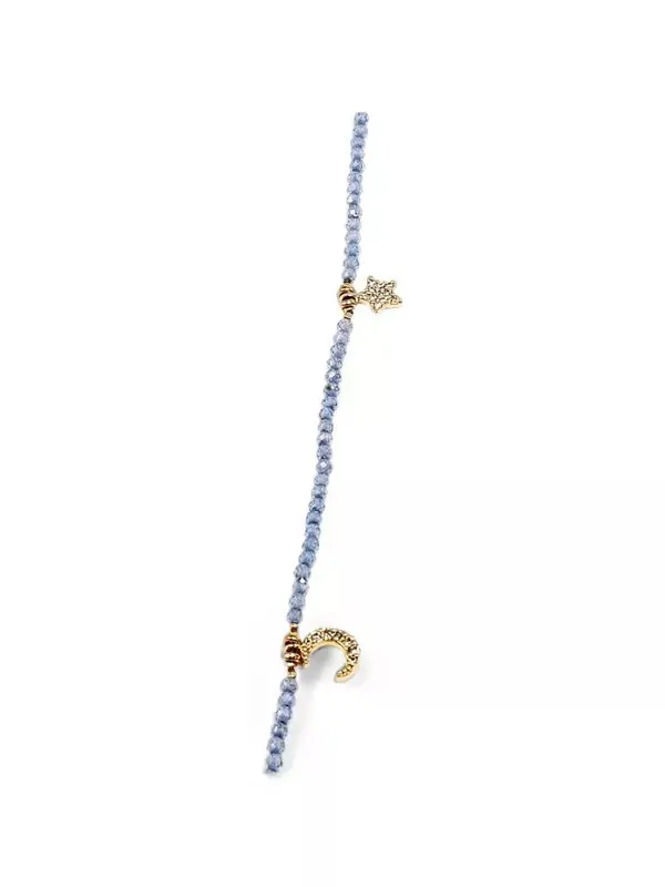 MADISON Charm-embellished Beaded Necklace