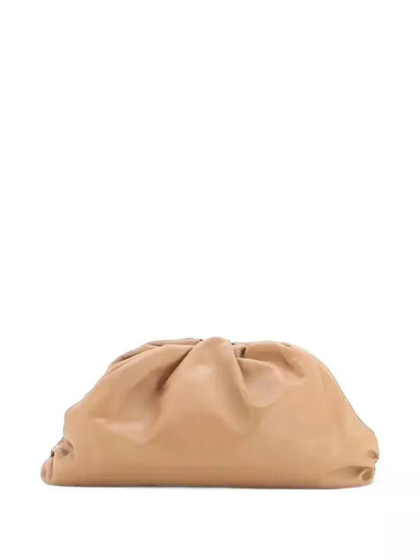 Bottega Veneta The Pouch Leather Teen Clutch Bag - Brown