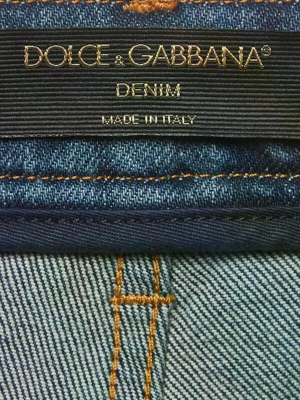 Dolce & Gabbana Distressed Slim-fit Jeans