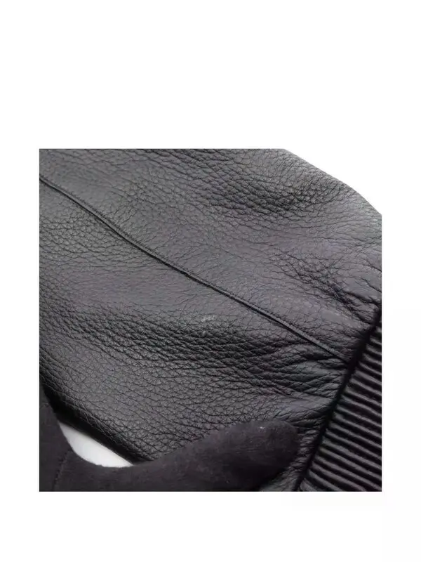 Hermès Grained Texture Ribbed High Neck Zip-fastening Jacket