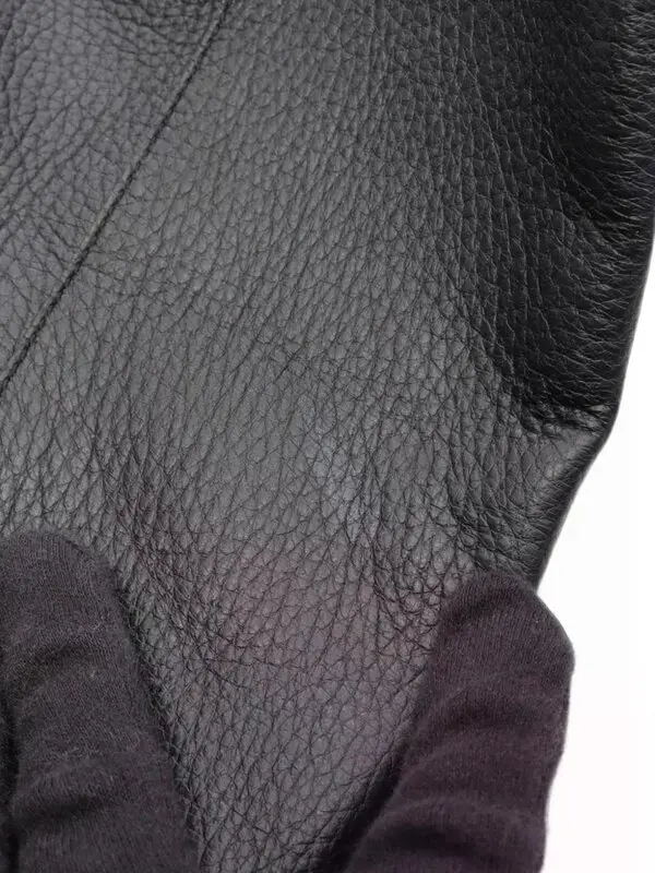 Hermès Grained Texture Ribbed High Neck Zip-fastening Jacket