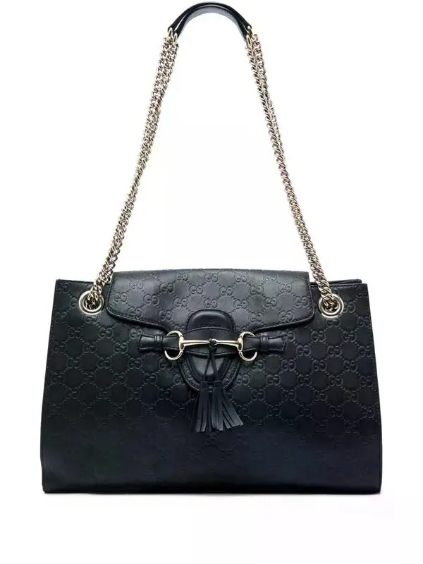 Gucci 2016-2026 Large Guccissima Emily Shoulder Bag