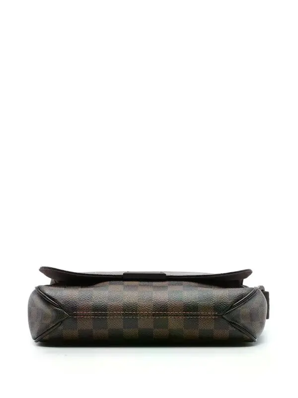 LOUIS VUITTON Damier Ebene District Pm Crossbody Bag - Brown