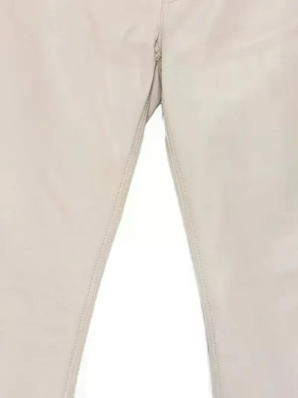 Helmut Lang 1998 Mid-rise Leather Trousers