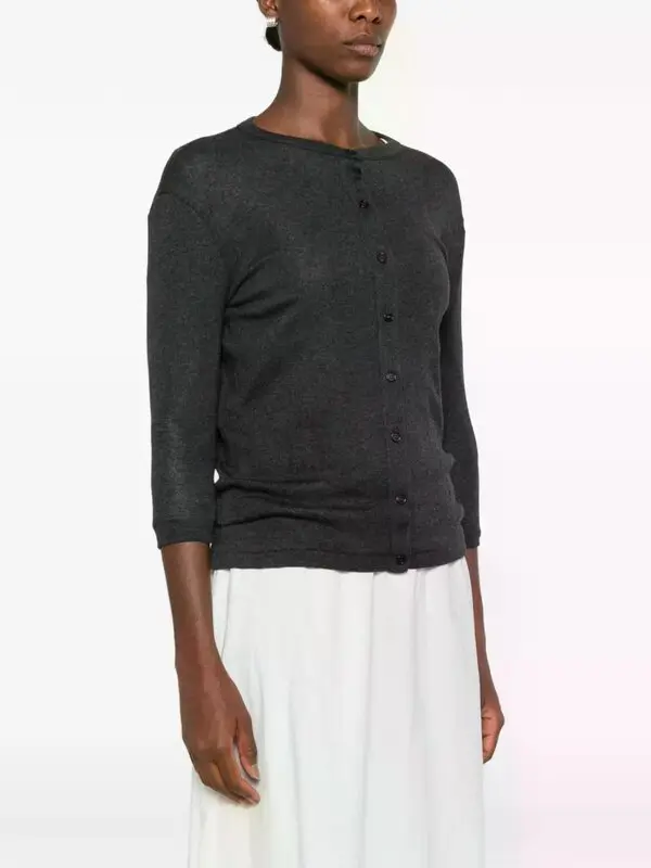 THE ROW Button-up Three-quarter Sleeve Cardigan